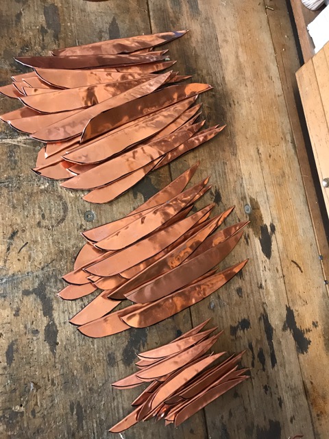 Rustnstuff: The beauty of copper, fire colour, leave and patina
