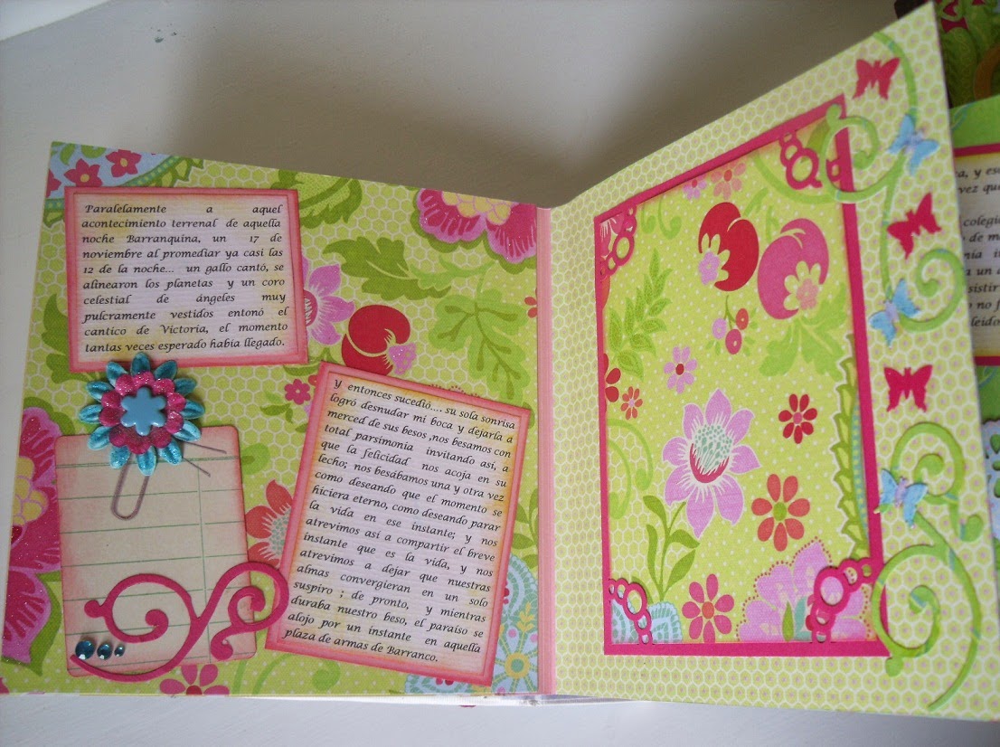 ARTE KRUSAY : Un álbum de poemas, Poemario en Scrapbook