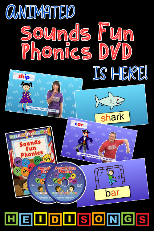 Animated Sounds Fun Phonics DVD is HERE!