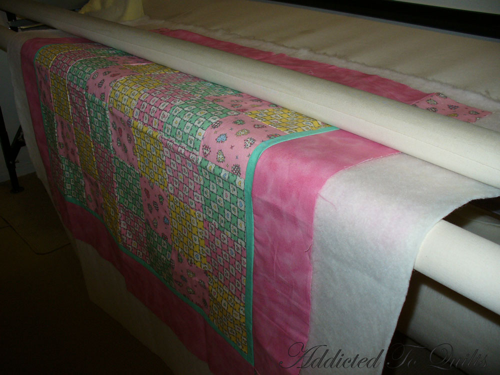 Addicted To Quilts: Floating a Quilt – Tutorial
