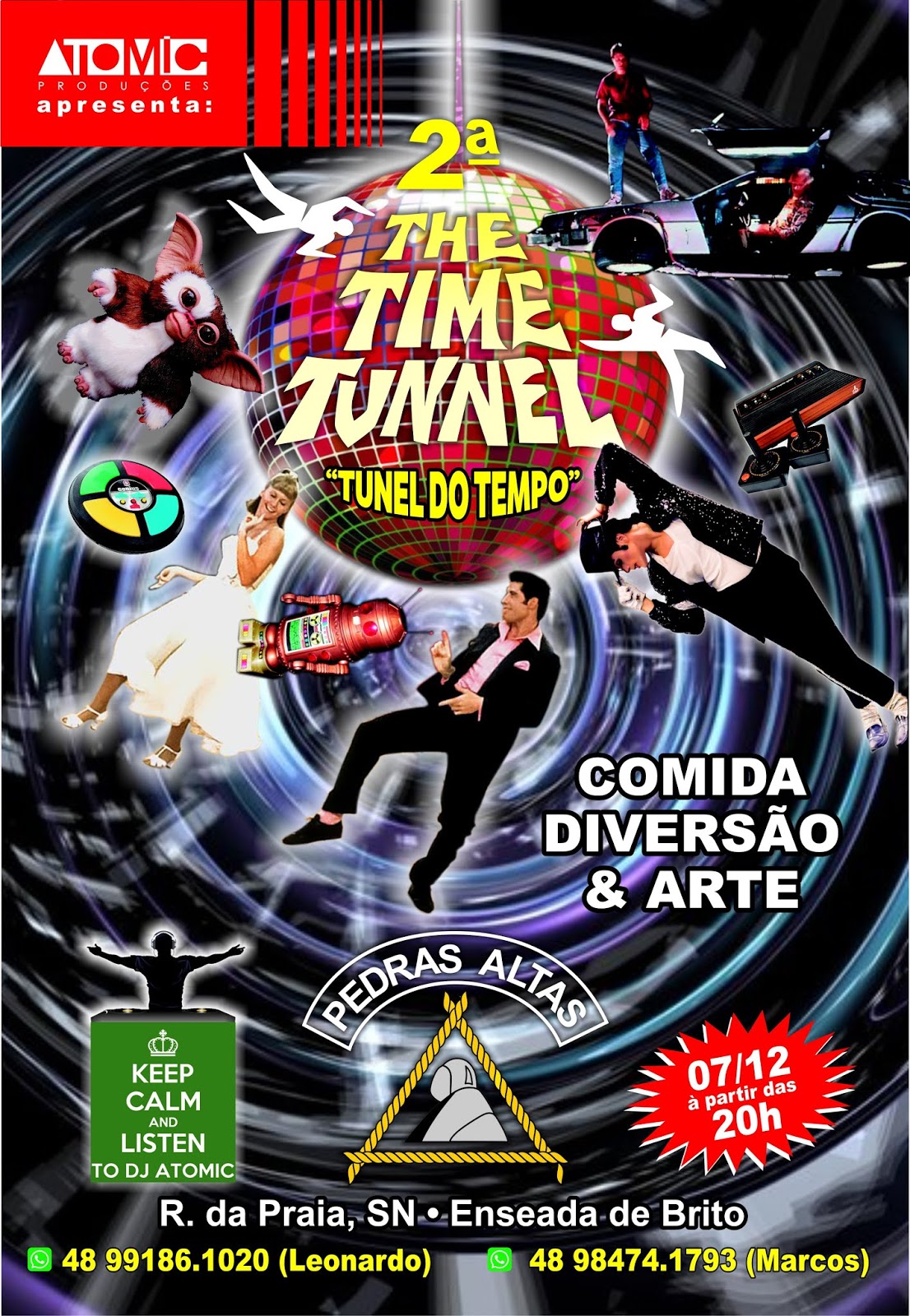 Atomic Editora: 2ª Festa Túnel do Tempo comemora os 5 anos da Atomic Books
