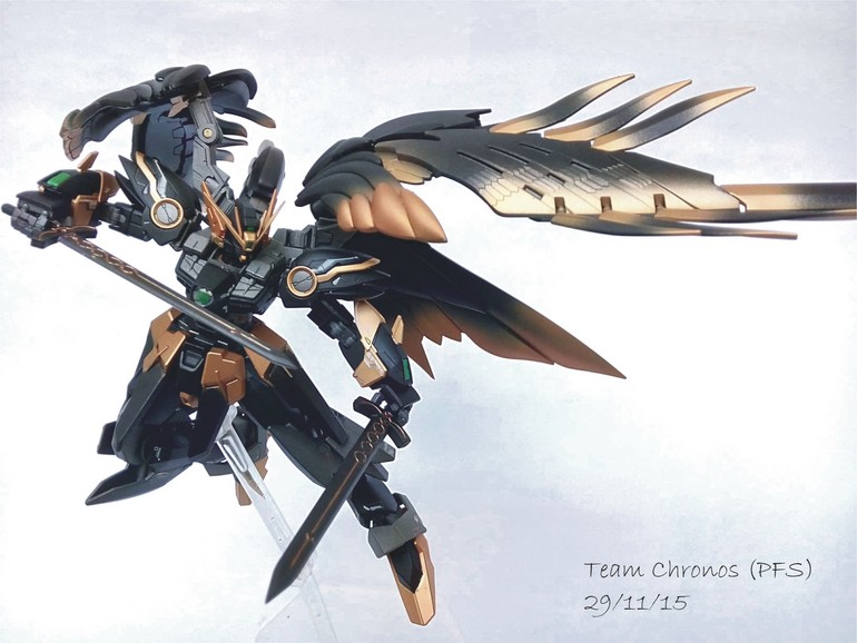 GUNDAM GUY: RHG 1/144 Wing Knight of Century - Customized Build