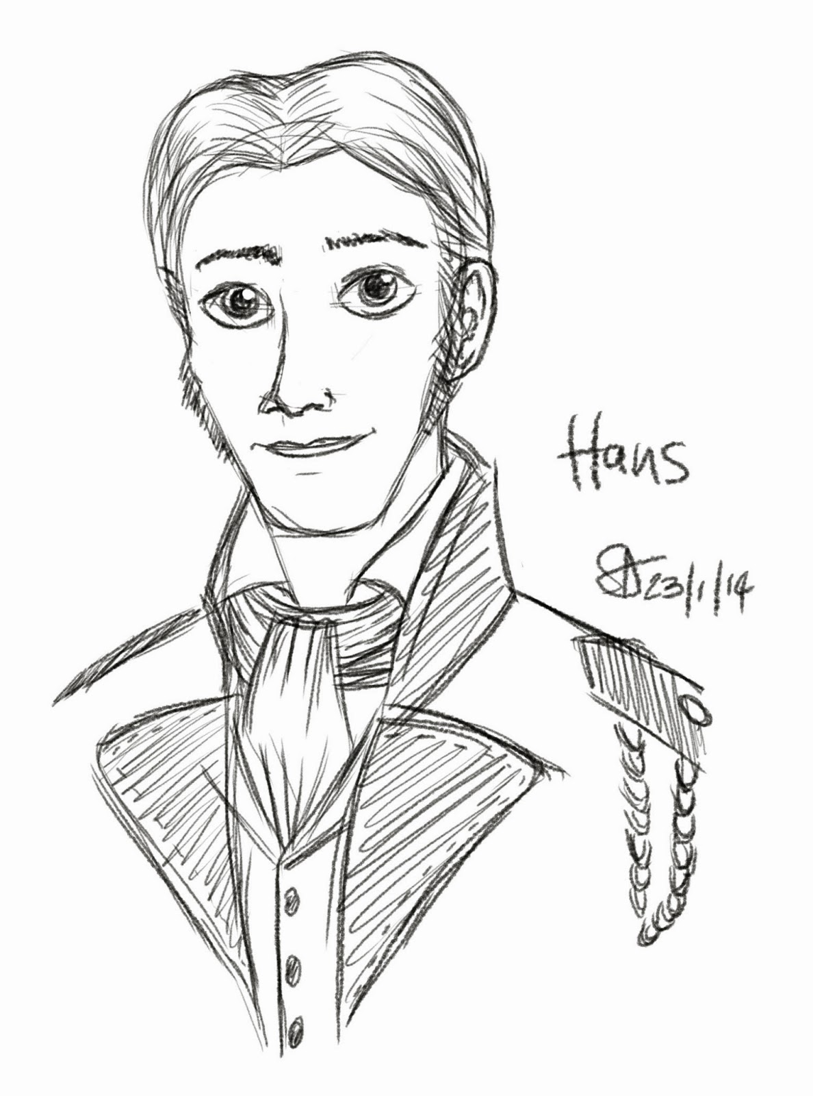 Sakura Bell Studios: Frozen Practice Sketches