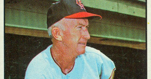 1967 Topps Baseball: Bill Rigney (#494)