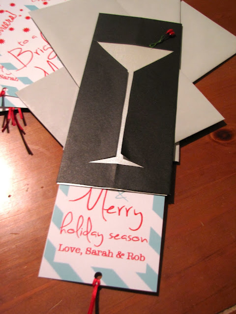events uncorked: Party DIY {Cheers! Holiday Cards}