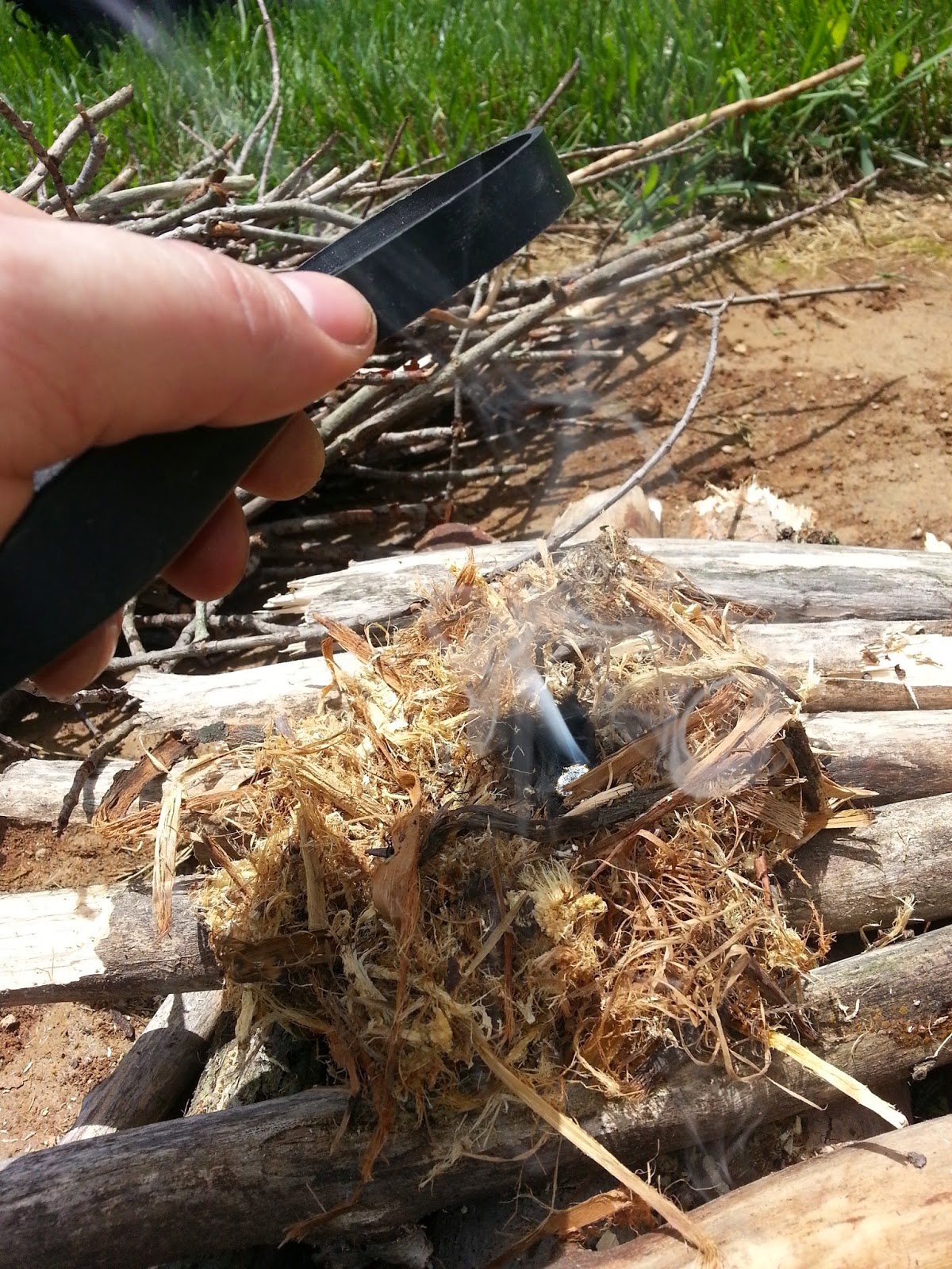 The 7 P's Blog: Solar Ignition Fire