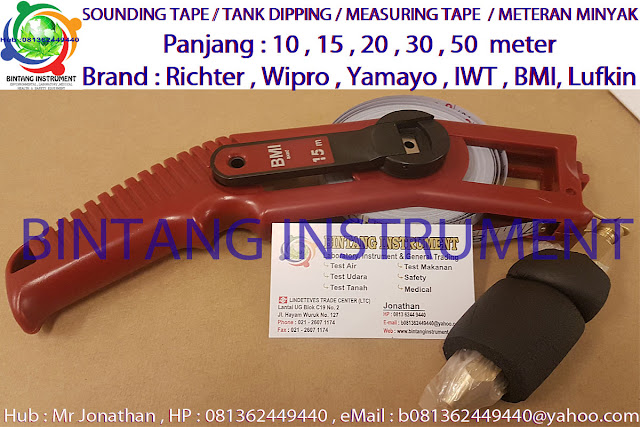 .: 081362449440 Jual SOUNDING TAPE / TANK DIPPING / MEASURING TAPE ...