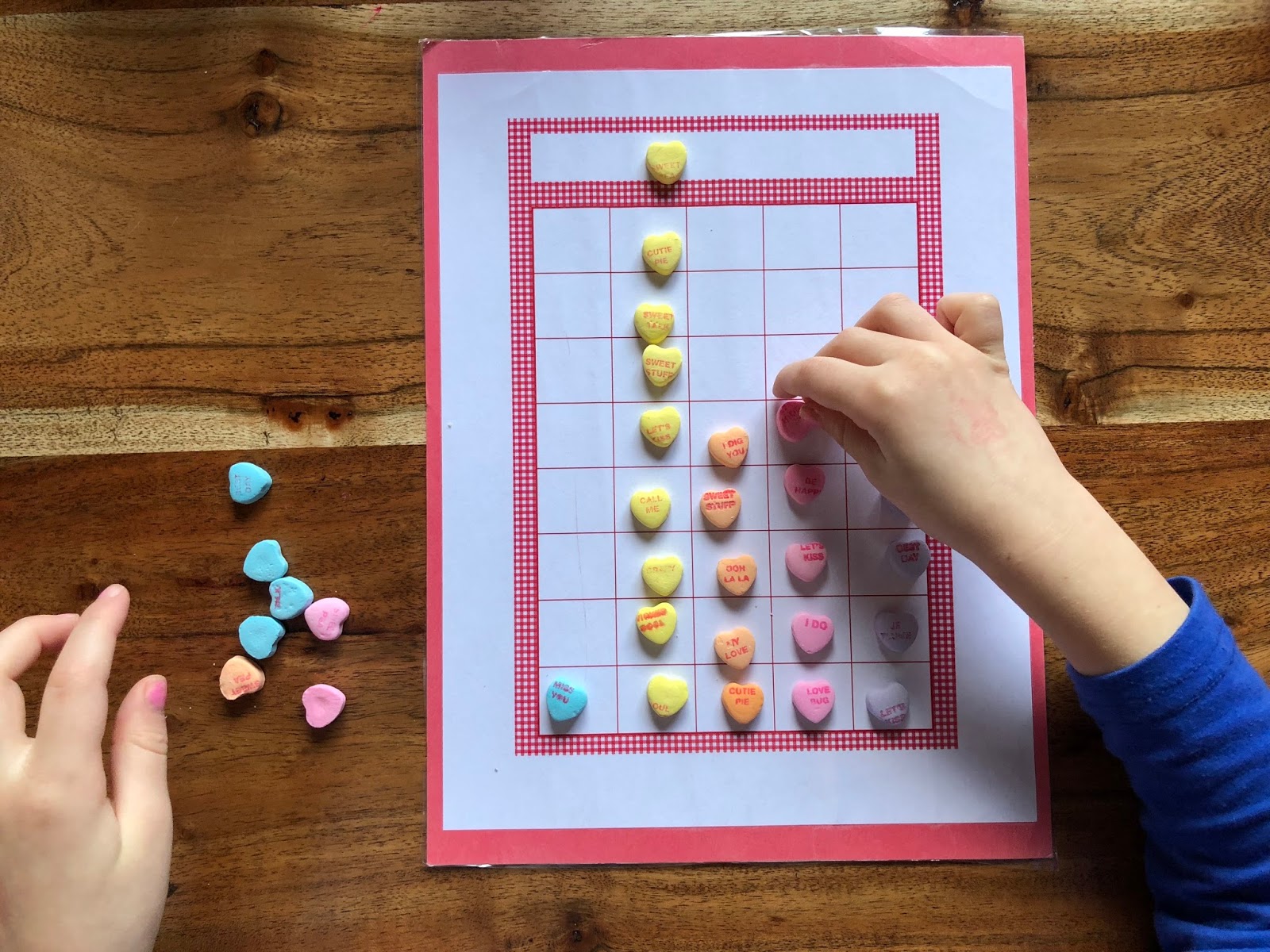 Candy Heart Numbers and Math Activities – Tidbits and Tutus