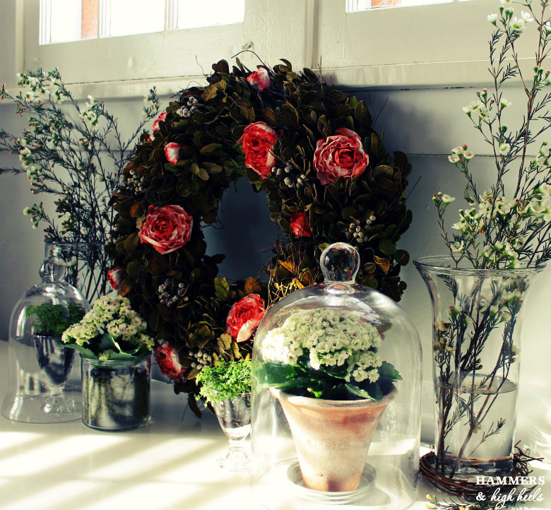 Hammers and High Heels: Indoor Spring Floral Decor