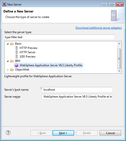 Блог сурового челябинского программиста: Как подружить IDE Eclipse и WebSphere Liberty Profile