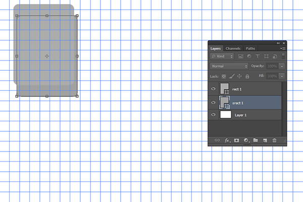 PhotoEffect: 8 Rounded Rectangles Photo Collage in Photoshop