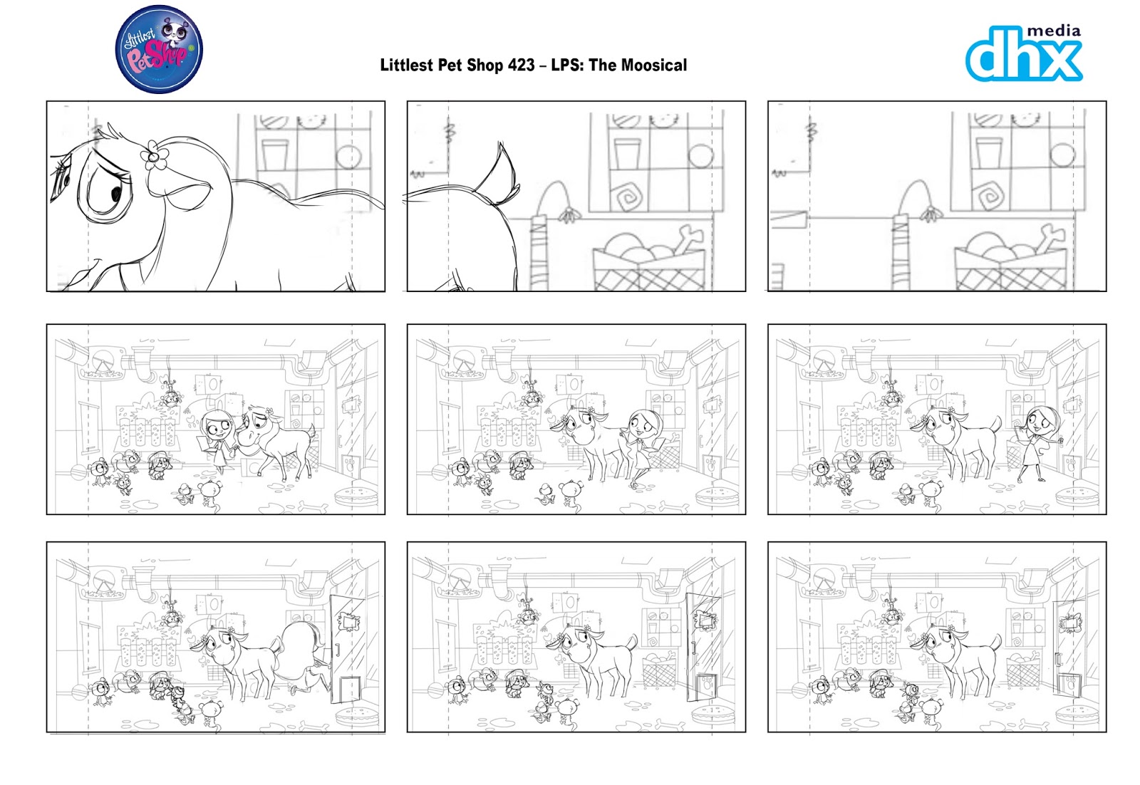 Animation director, 2D, 3D & STORY ARTIST: animation boards