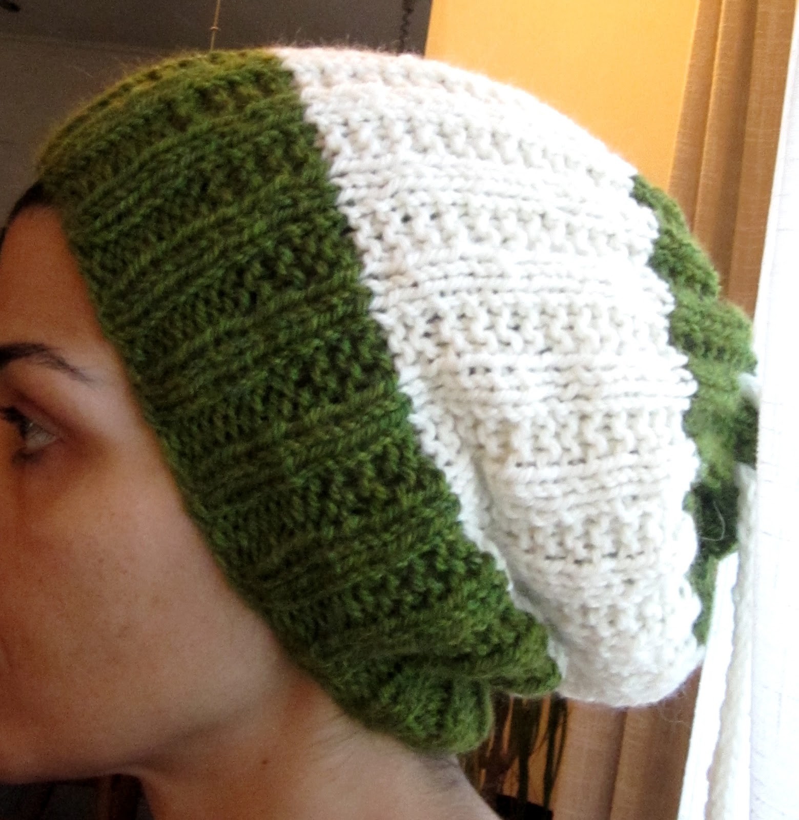 Alpaca Draw String Cowl Hat pattern