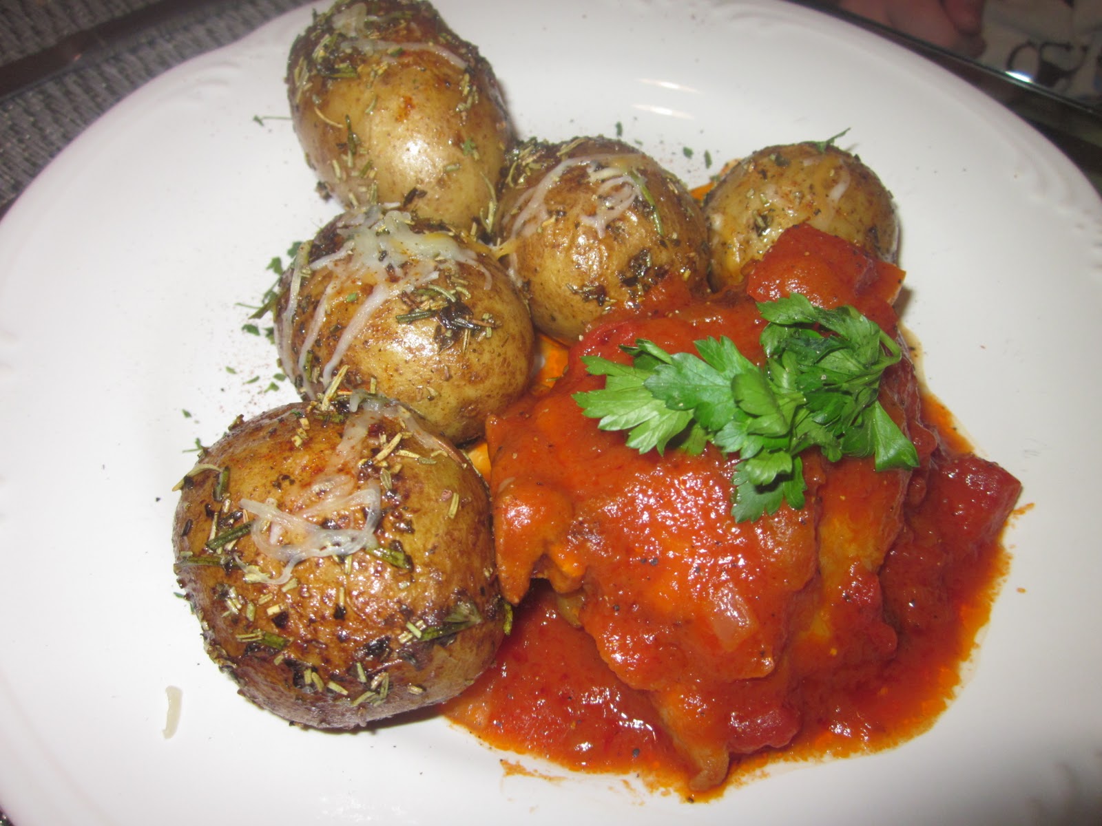 Chef Pasha's Kitchen: Chicken Cacciatore with Baby Potatoes