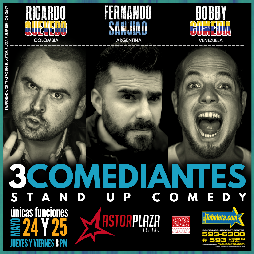 3 COMEDIANTES EN ESCENA - LA NOTA