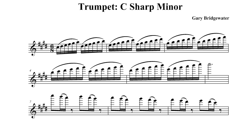 Trumpet: Trumpet: C Sharp Minor