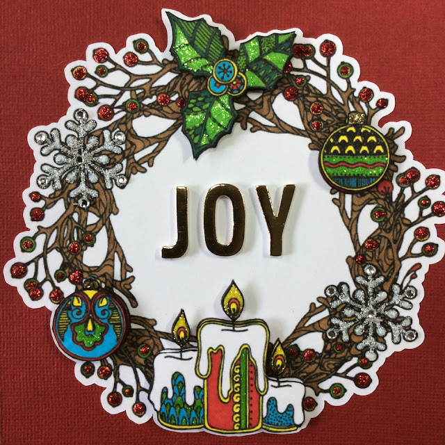 World Of Michael Trent: Anthony's Paper Craft - 3D Christmas Wreath and ...