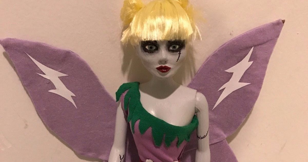 Jamie's Toy Blog: Once Upon A Zombie Zombie Tinkerbell Prototype Doll