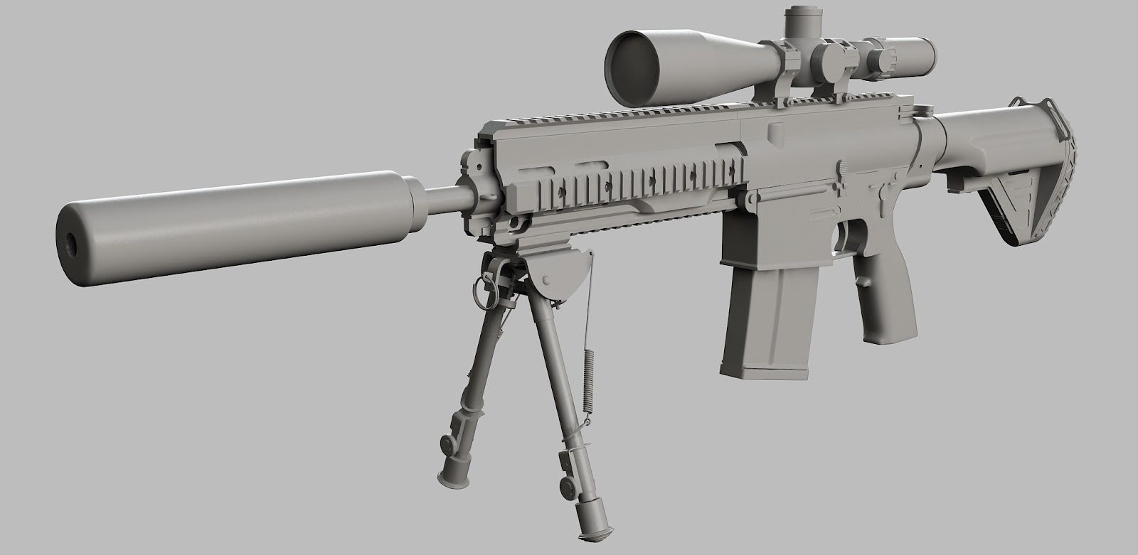 3dserj: Heckler & Koch HK417