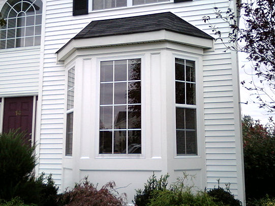 NJ Home Improvement Blog: Bay Window Wood Trim Replacement With Azek