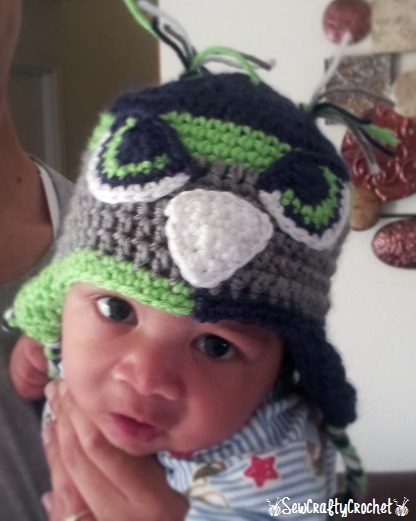 Crochet Seattle Seahawks Hats - Sew Crafty Crochet