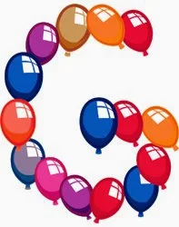 Alfabeto hecho con globos dibujados. - Oh my Alfabetos!