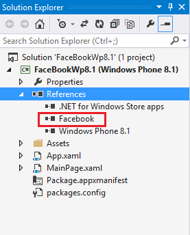 1.2 Linking App with facebook: