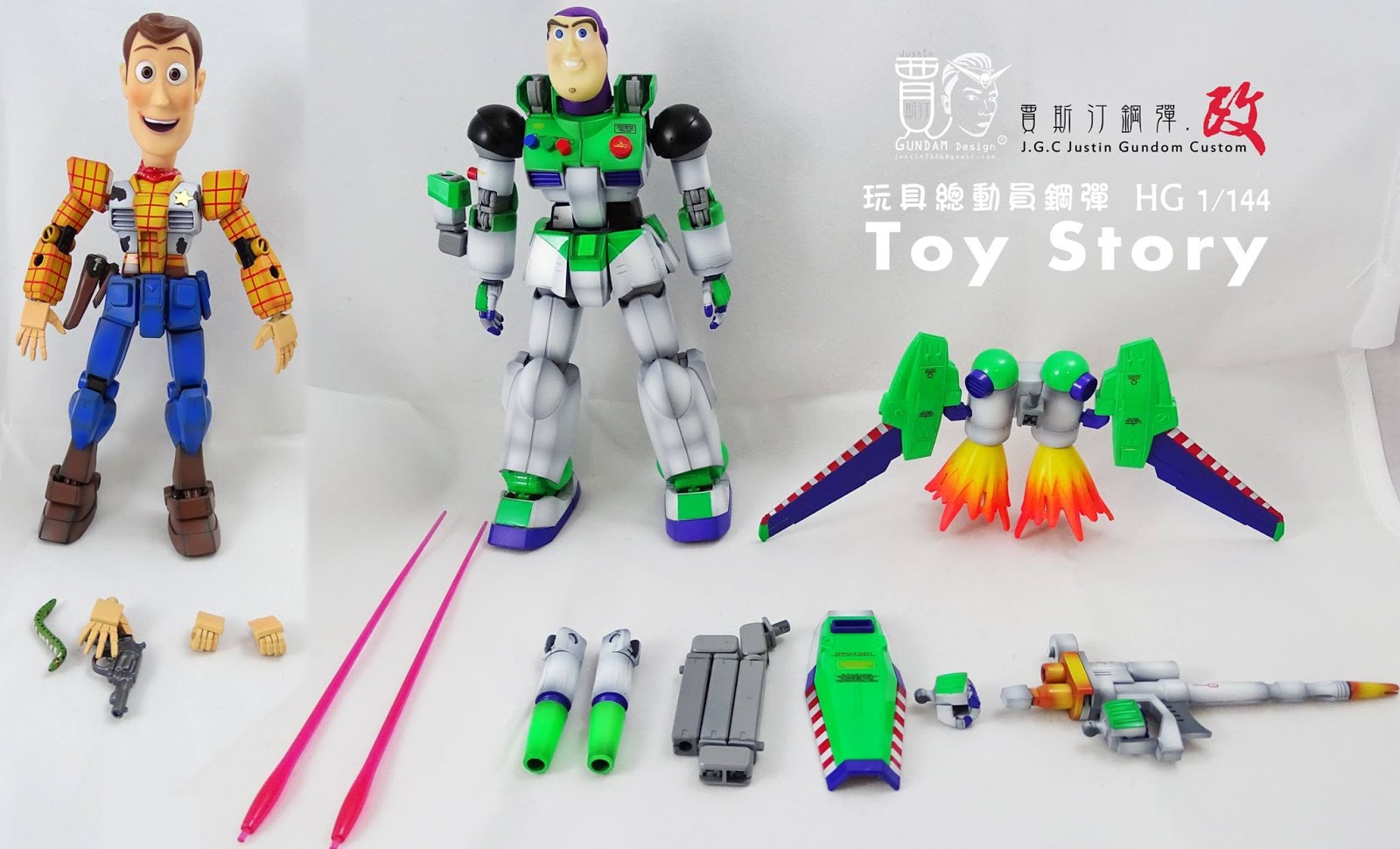 GUNDAM GUY: Disney's Toy Story x Gundam: 1/144 Guncannon REVIVE [BUZZ ...