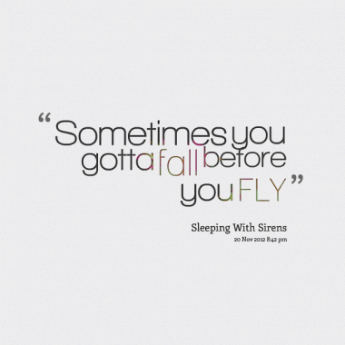 Sometimes you gotta fall before you Fly - Sleeping with Sirens ~ God is ...