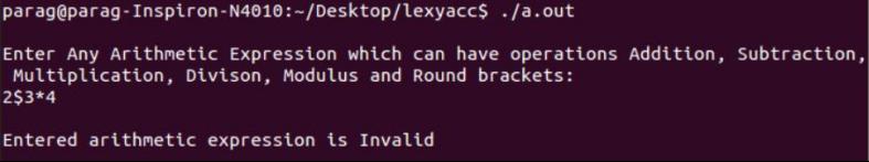 Computer Revolution Lex Yacc Program To Evaluate Arithmetic Expression Lex