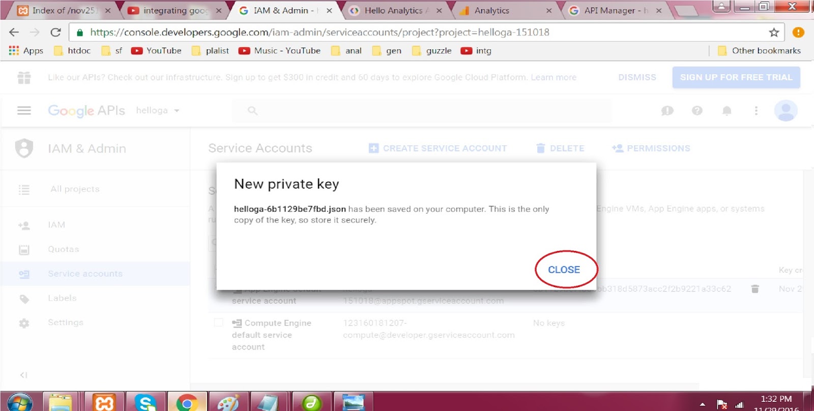 Code The Complex!: How to integrate google analytics API with php using service account!