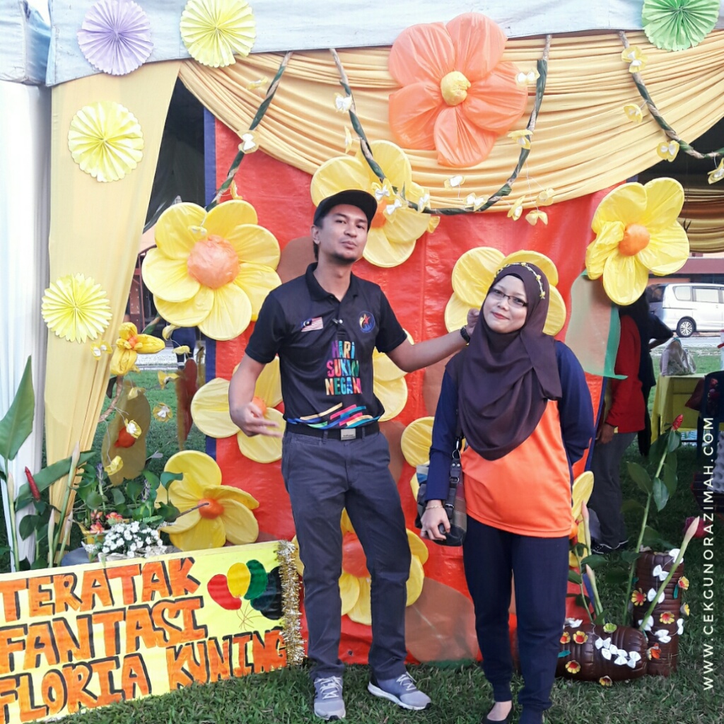 Kemeriahan sukan sekolah dengan tema floria ~ Cikgu Norazimah