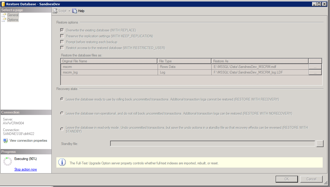 CRM Architecture: Refresh old dev with new prod data in crm 2011 ...
