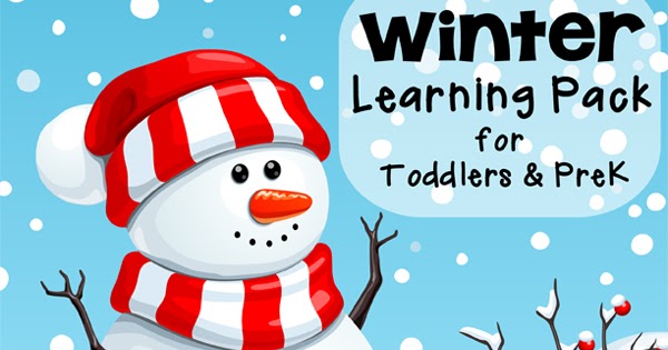 Free Winter Printable Pack for Toddlers & Preschoolers | Totschooling ...