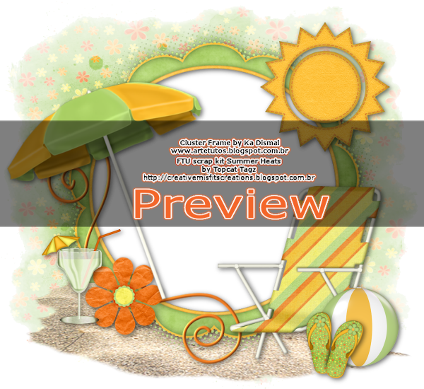 Creative Addictions Attitude: Summer Cluster Frames