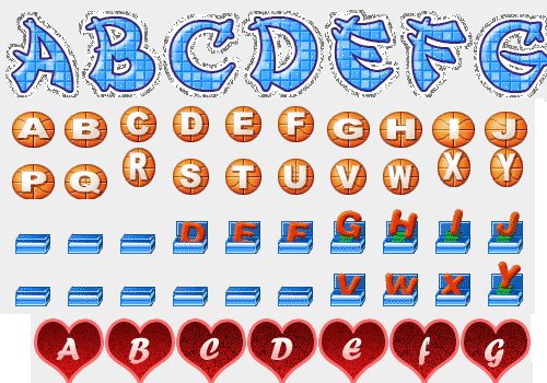 Gif letras animadas abecedario - Imagui