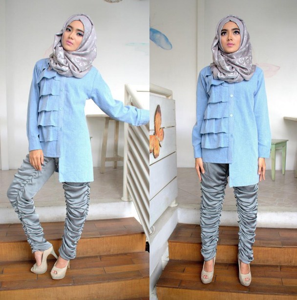 Inspirasi Baru 46+ Model Baju Atasan Muslim Wanita Modern Terbaru Untuk ...