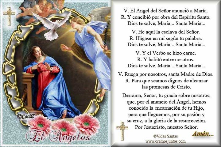 ® Blog Católico Gotitas Espirituales ®: EL ANGELUS...