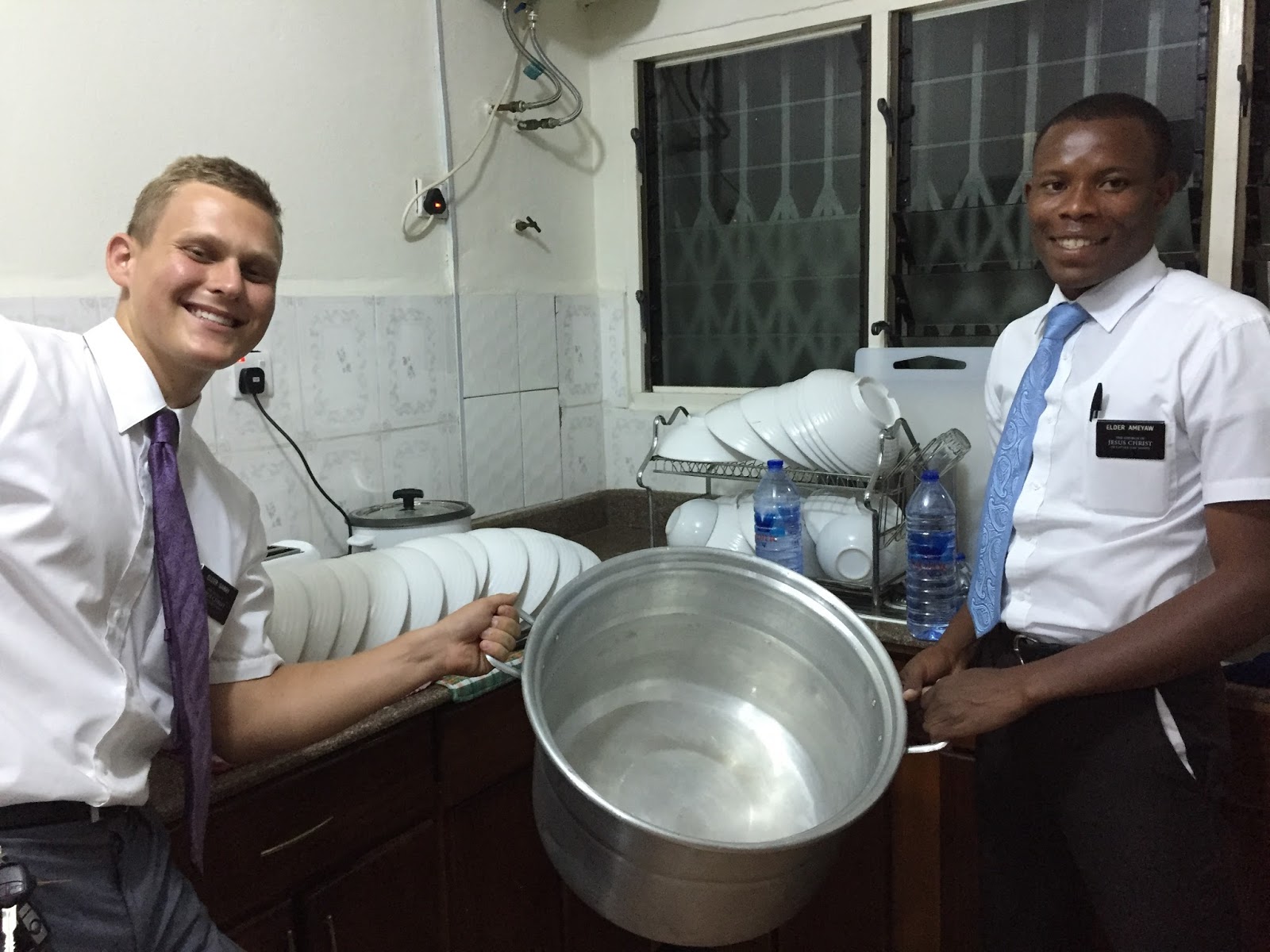 President And Sister Stevenson in Ghana: Tarkwa Ghana District