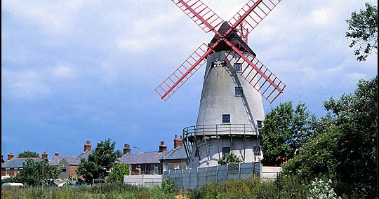 John Burke's a-Musings: Thornton Windmill As It Was