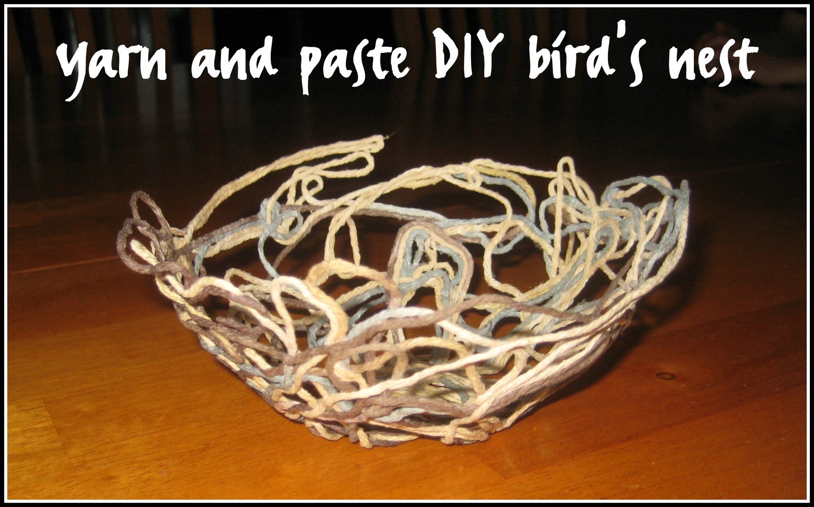 Relentlessly Fun, Deceptively Educational: Making a Yarn Bird's Nest
