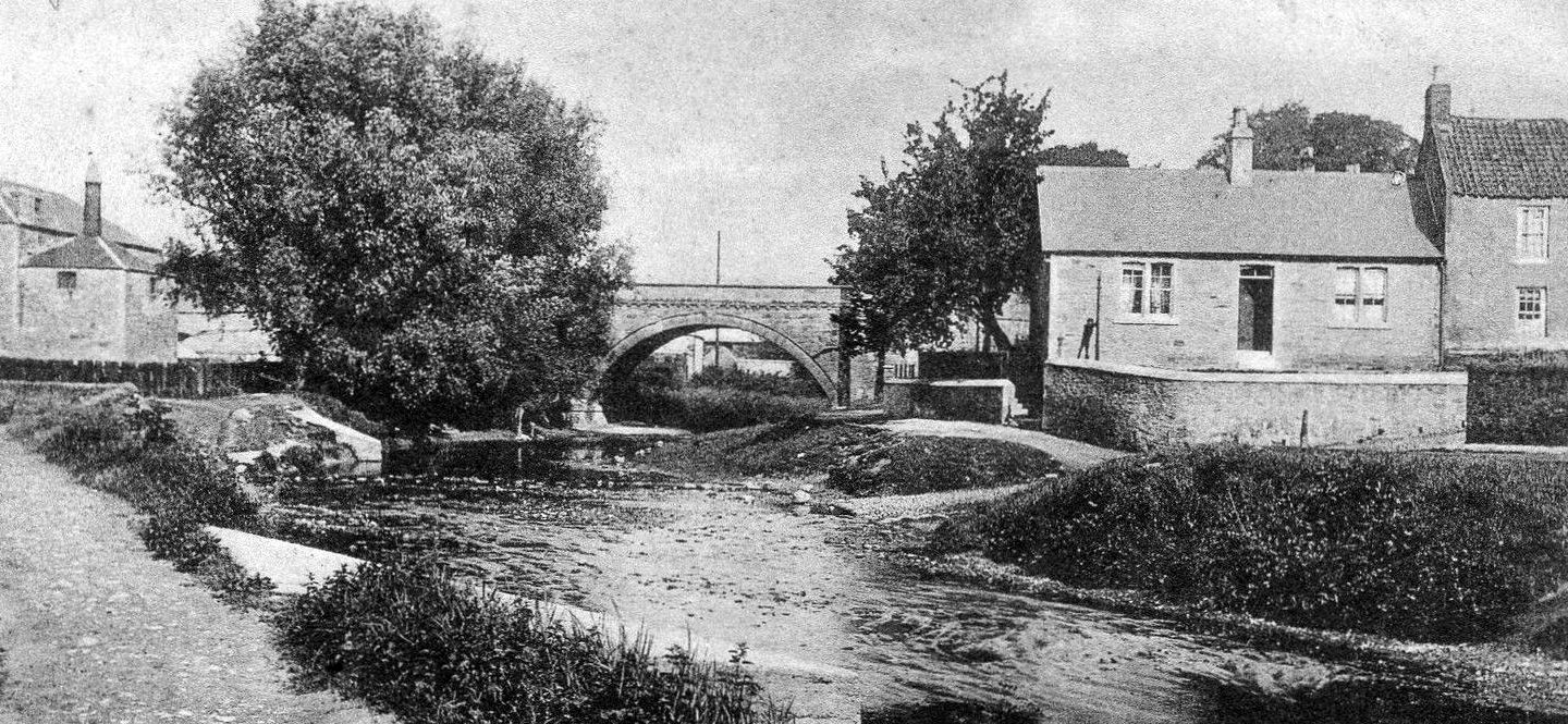 Tour Scotland: Old Photograph Leet Bridge Coldstream Scotland