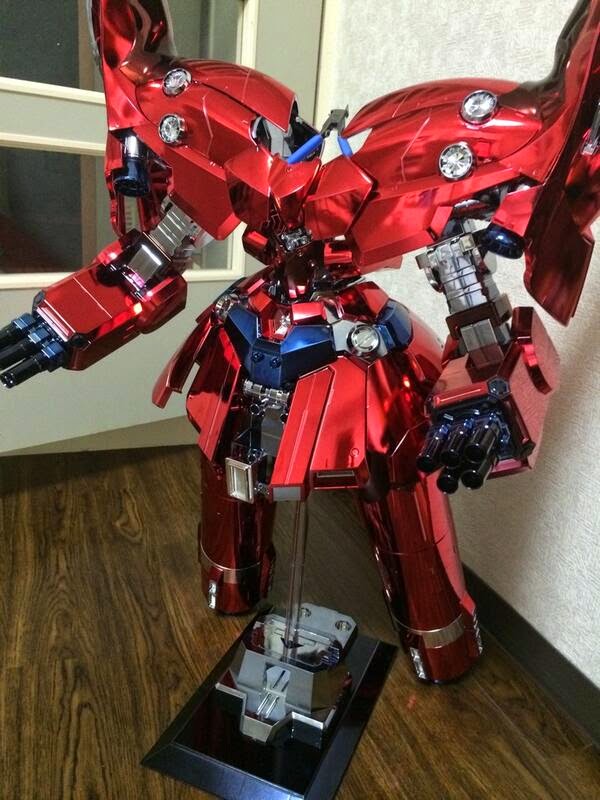 GUNDAM GUY: HGUC 1/144 NZ-999 Neo Zeong (Chrome Plated) - Review Images