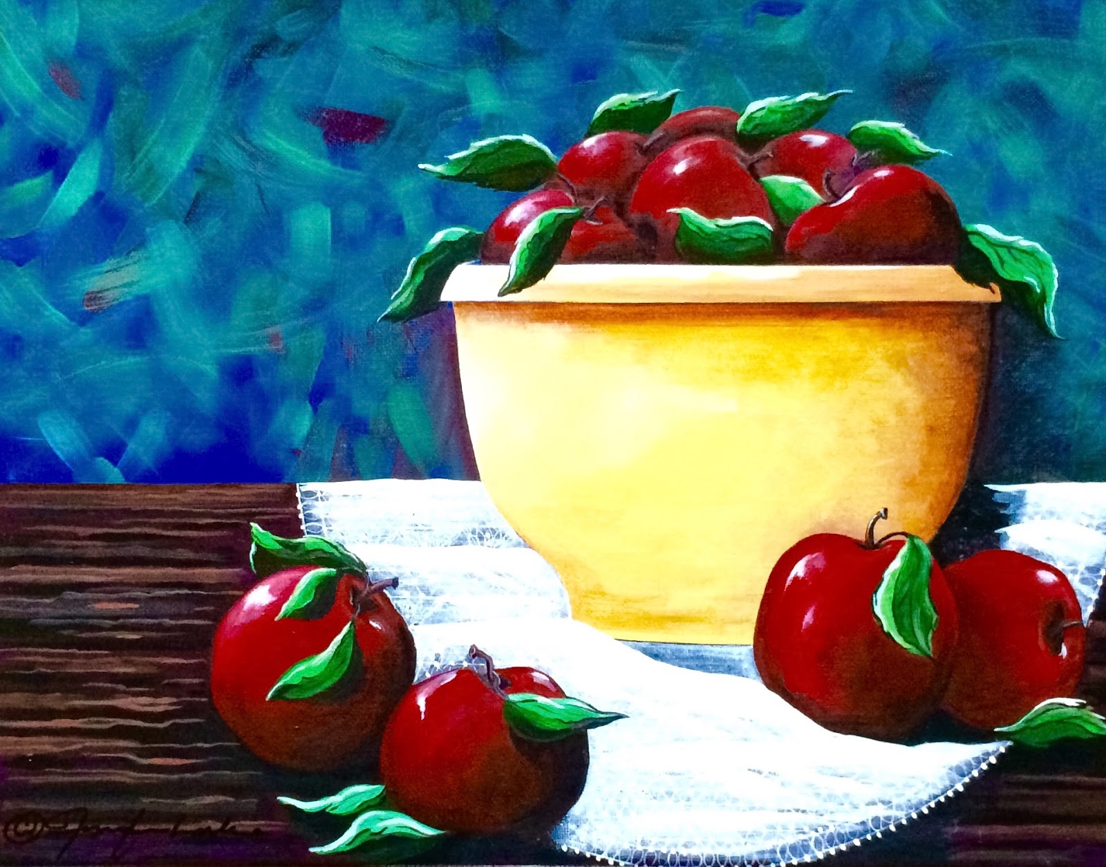 Jennifer Lake Art: You're the Apple of My Eye!