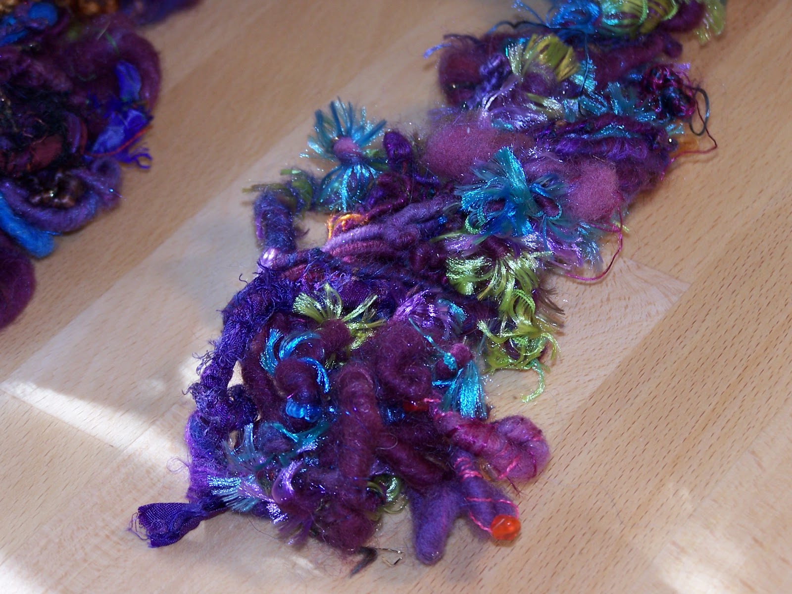 Bellalulu Knit & Spin: Art Yarn 101: Core Spinning