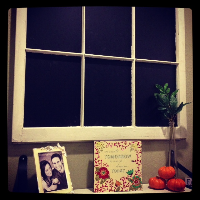 Tucker Up: DIY Chalkboard Window - $10