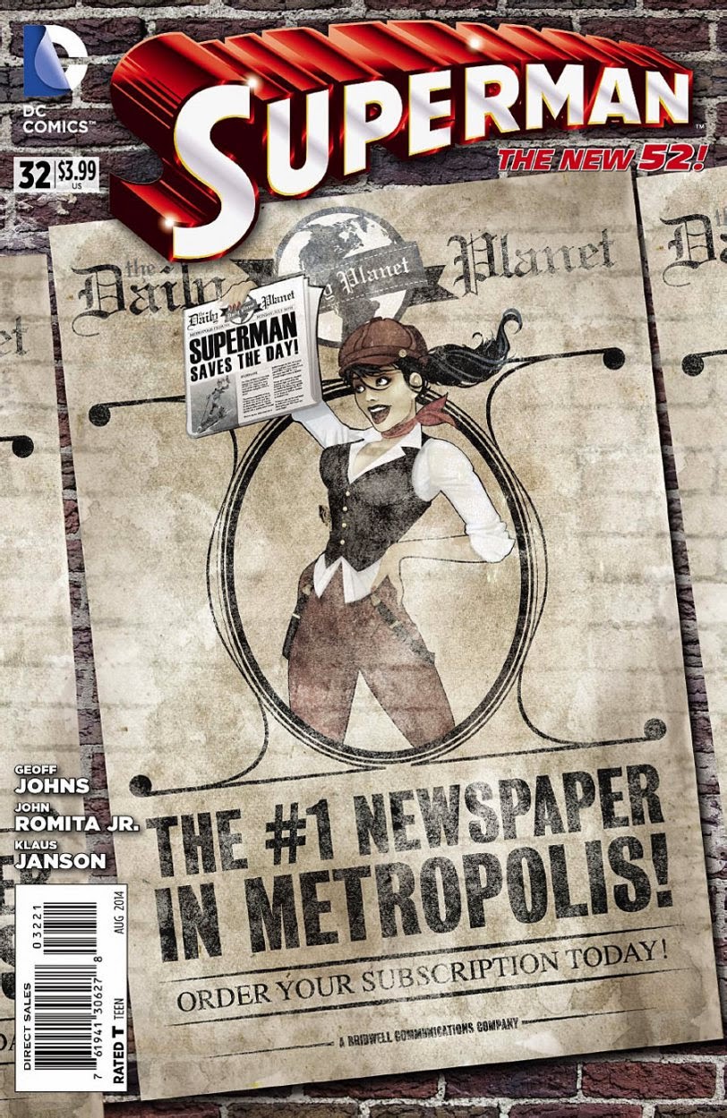 PREVIEW: Superman #32 by Geoff Johns and John Romita Jr.