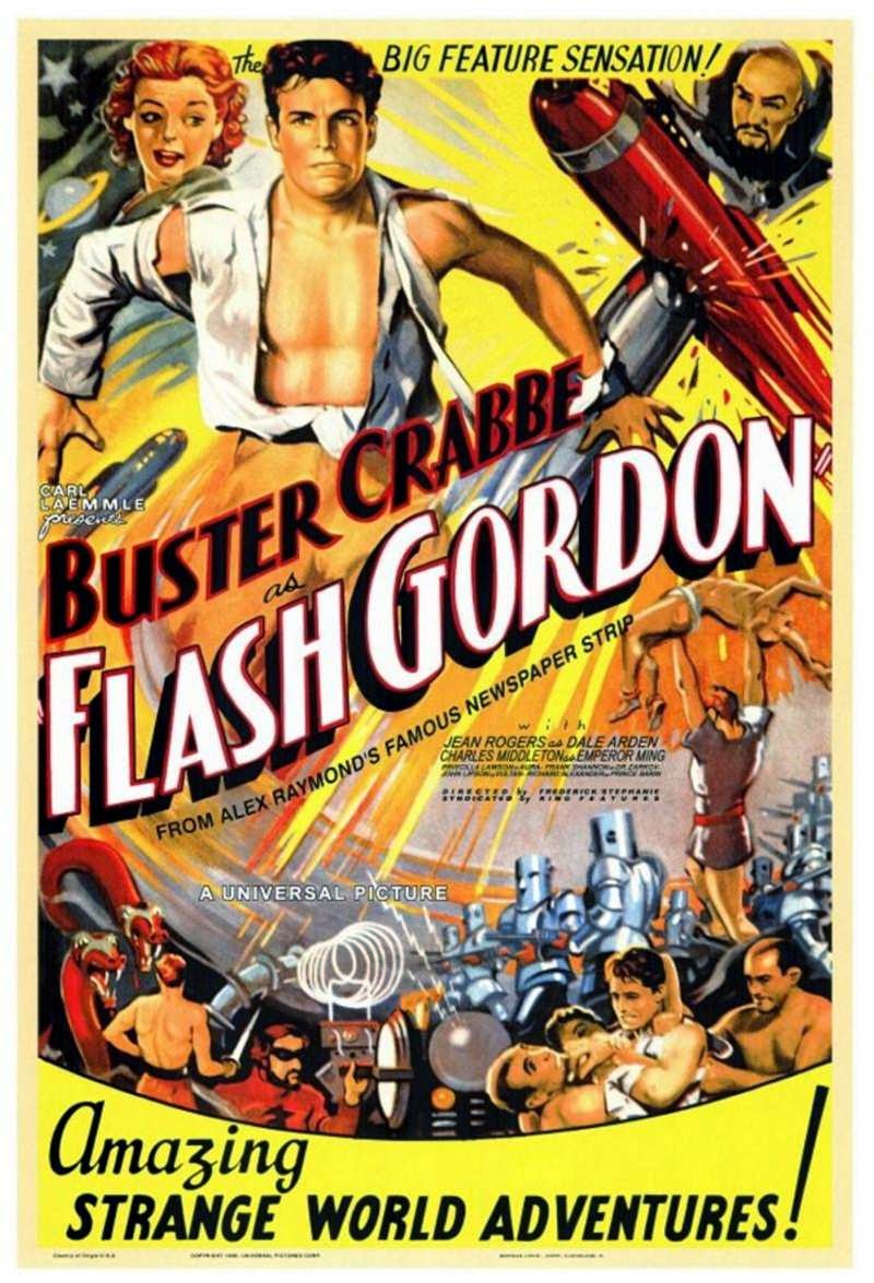 MI ENCICLOPEDIA DE CINE: 1936 - Flash Gordon Carteles y Lobby Card