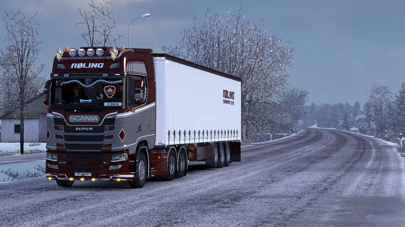 Frosty Winter Weather Mod v7.0 - Euro Truck Simulator 2 Mod World