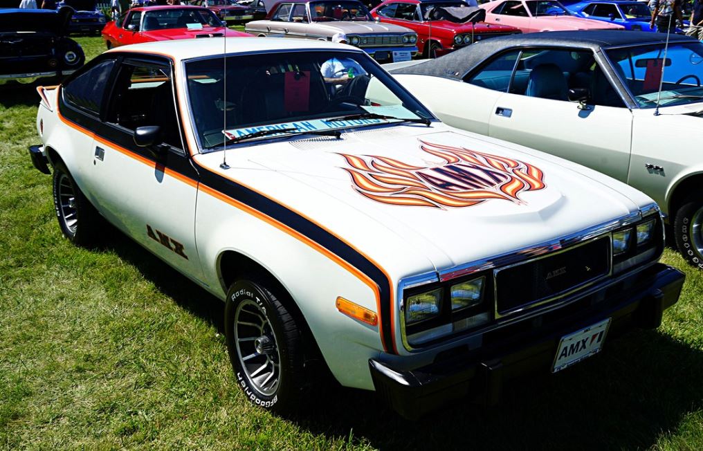 Just A Car Guy: an AMX flaming hood decal I haven't seen before, from ...